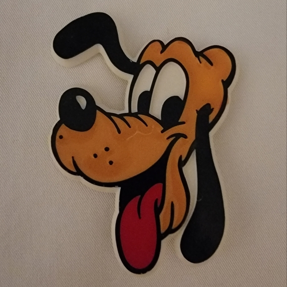 Disney | Jewelry | Vintage Plastic Pluto Disney Pin | Poshmark